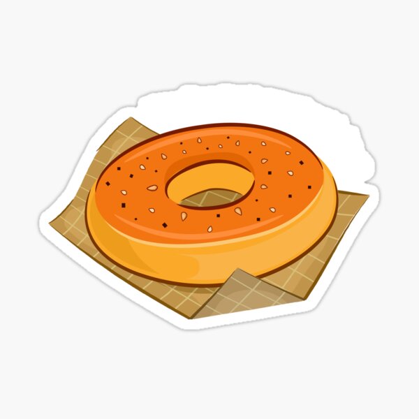 "You're My Everything Bagel | Cute Baking Lover" Sticker by DesignByMai ...