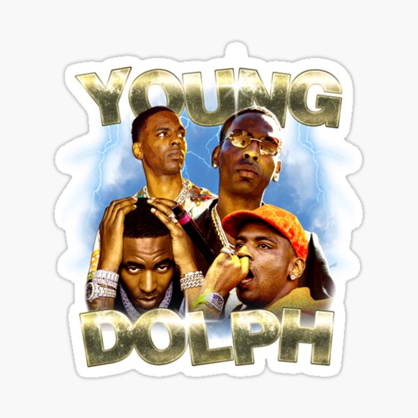 "Young Dolph" Sticker for Sale by MiriamPerez | Redbubble