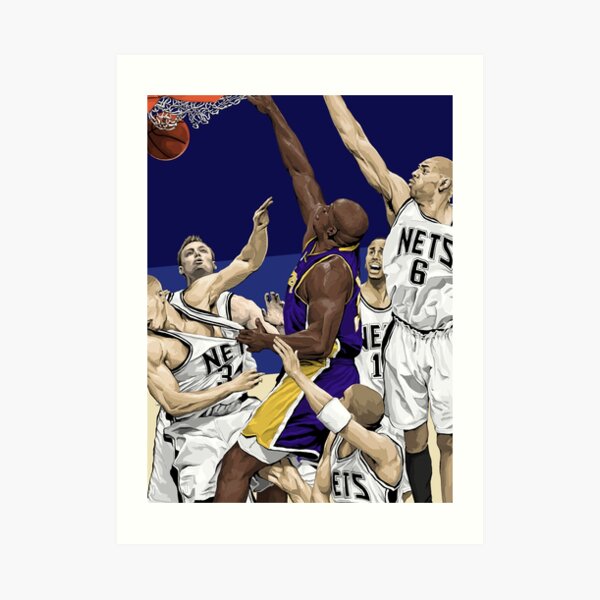 "Shaquille O'neal 34 Posterized Dunk - Art Design" Art Print for Sale ...