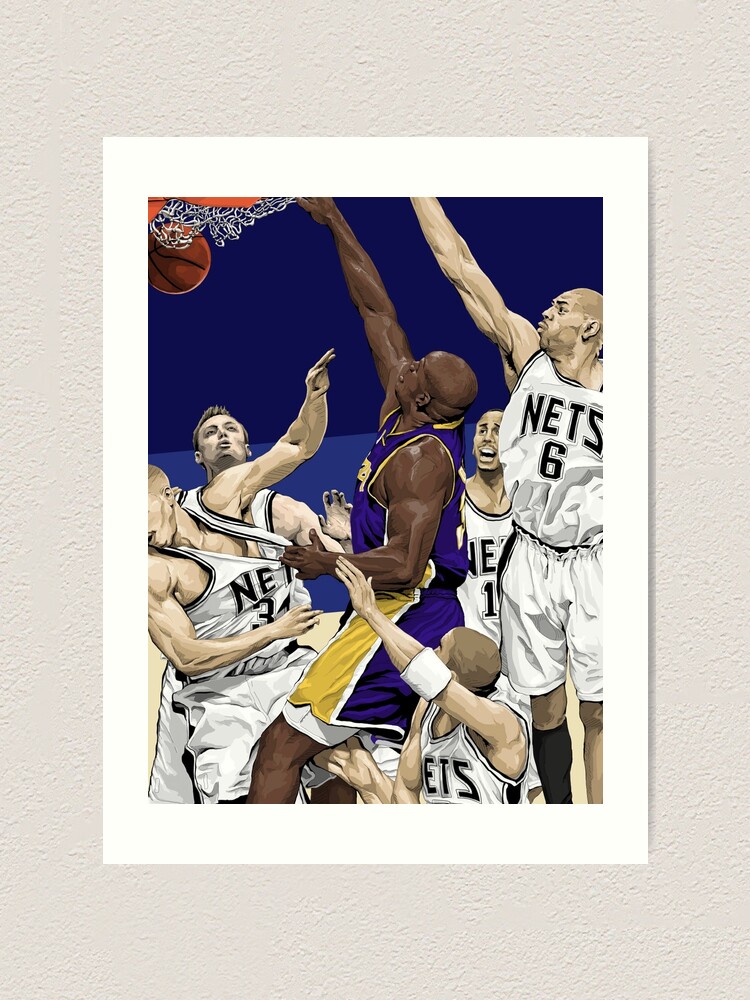 "Shaquille O'neal 34 Posterized Dunk - Art Design" Art Print for Sale ...