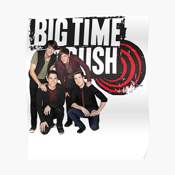 "Big Time Rush logo and members" Poster by CorinneMarie1 | Redbubble