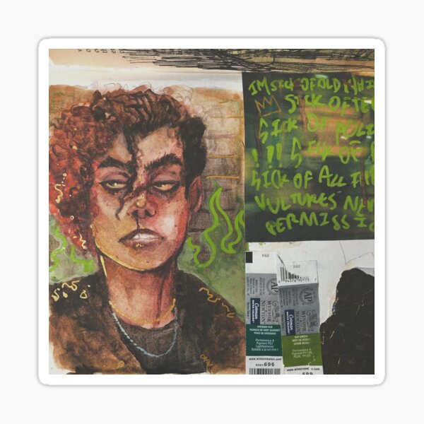 "SNEAKY DEVIL" Sticker for Sale by ArtRoze | Redbubble