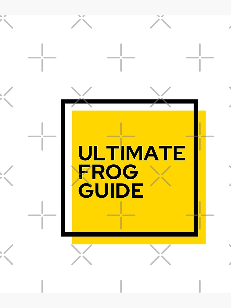 Ultimate frog guide Premium Matte Vertical Poster sold by Craig ...
