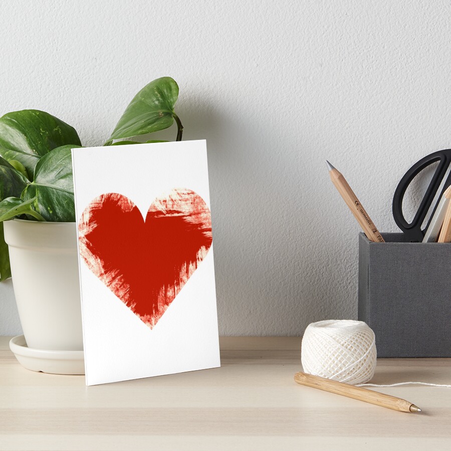 "Fading Heart" Art Board Print for Sale by zkramer | Redbubble