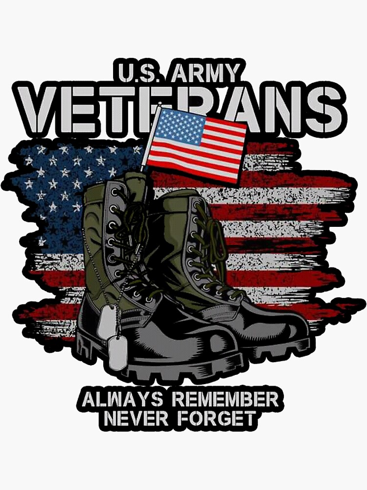 "us army veterans" Sticker by John83 | Redbubble