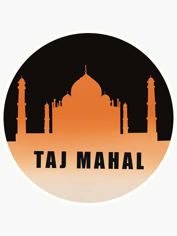 "Taj mahal" Sticker for Sale by SejuV | Redbubble