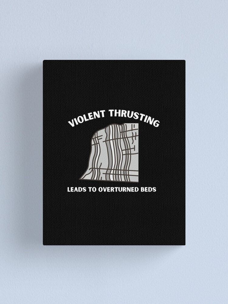 "Violent thrusting leads to overturned beds, structural geology ...