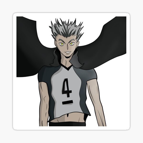 "Bokuto Kotarou from Haikyuu!!" Sticker for Sale by Vace221 | Redbubble