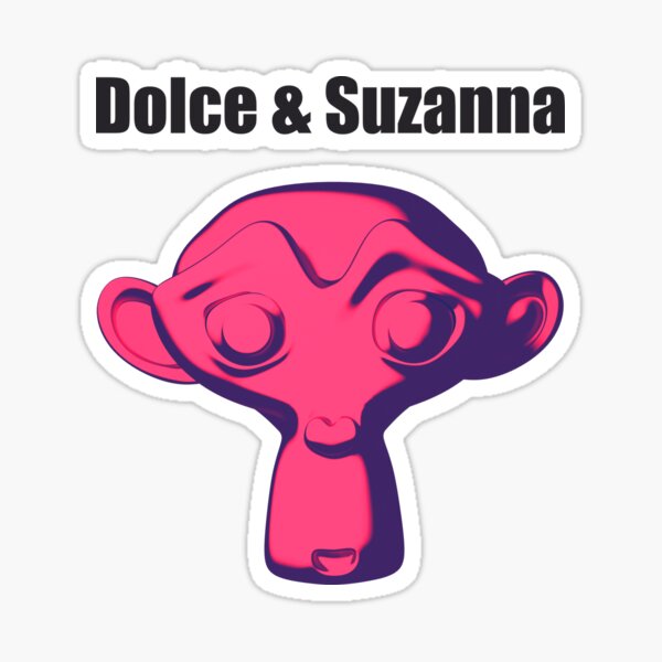 "Suzanne Blender Monkey" Sticker for Sale by Dmitrii Zakharov | Redbubble