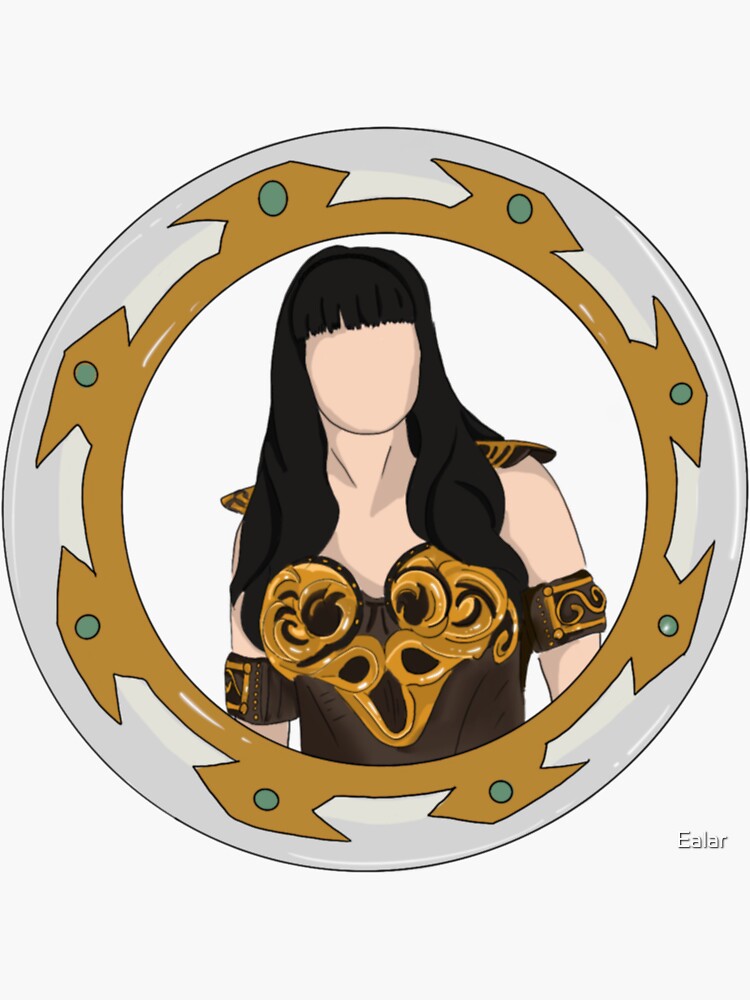 "Xena Warrior Princess " Sticker by Ealar | Redbubble