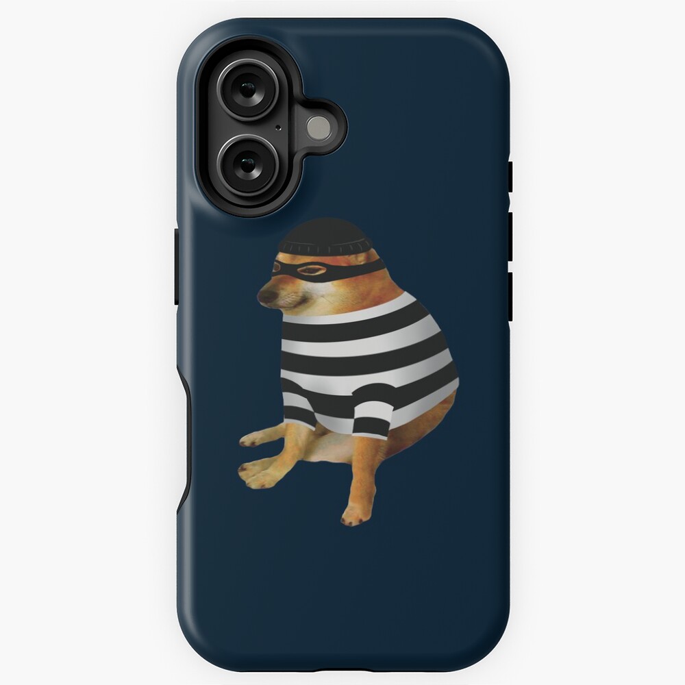"Cheems Doge Robber" Sticker for Sale by DonatasSab | Redbubble