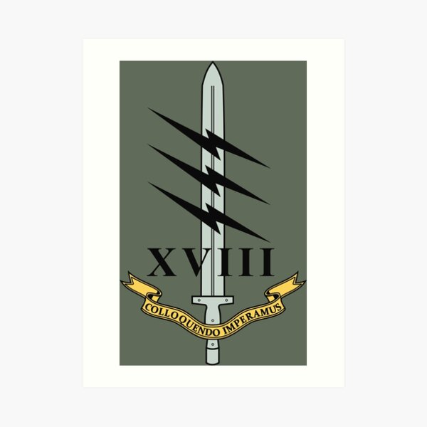 "18 (UKSF) Signal Regiment - British Army" Art Print for Sale by ...