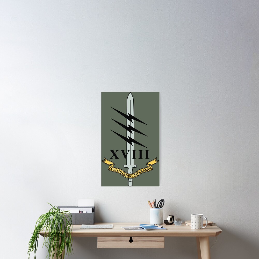 "18 (UKSF) Signal Regiment - British Army" Poster for Sale by ...
