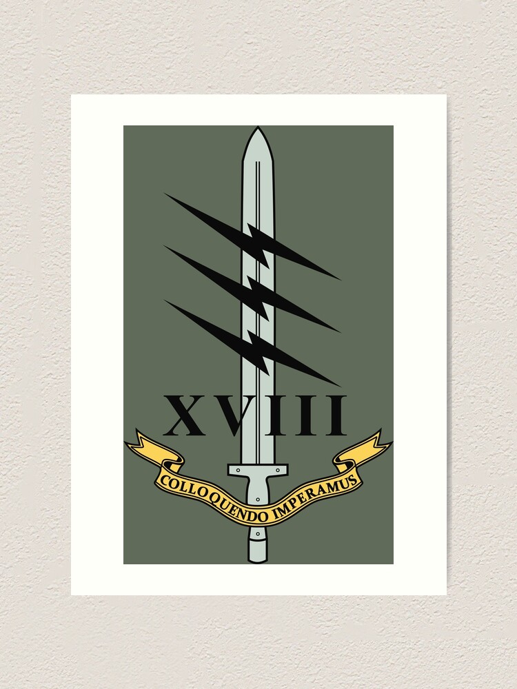 "18 (UKSF) Signal Regiment - British Army" Art Print for Sale by ...