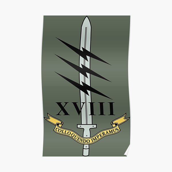 "18 (UKSF) Signal Regiment - British Army" Poster for Sale by ...