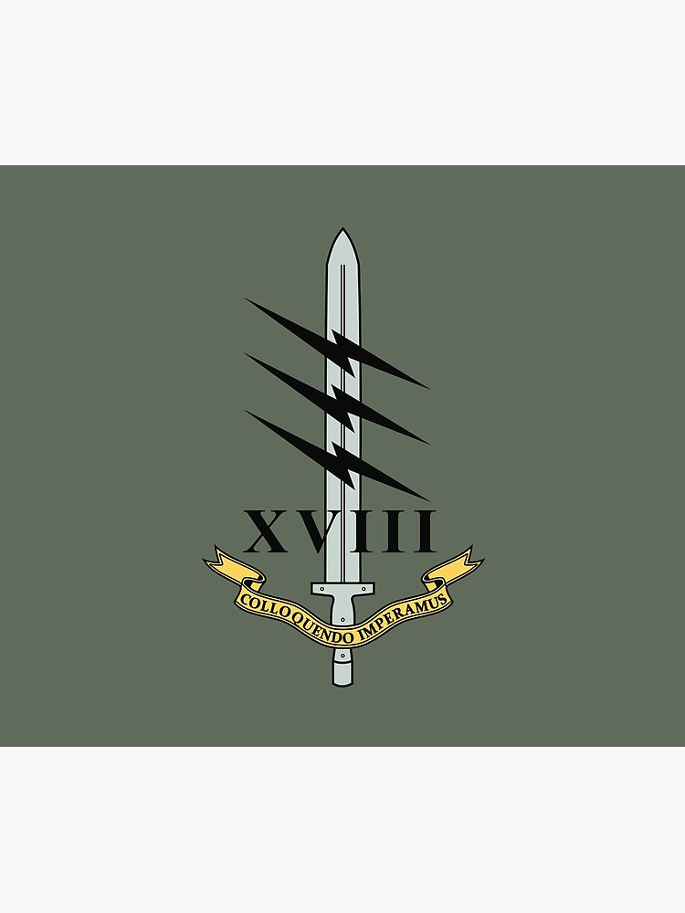 "18 (UKSF) Signal Regiment - British Army" Tapestry by wordwidesymbols ...