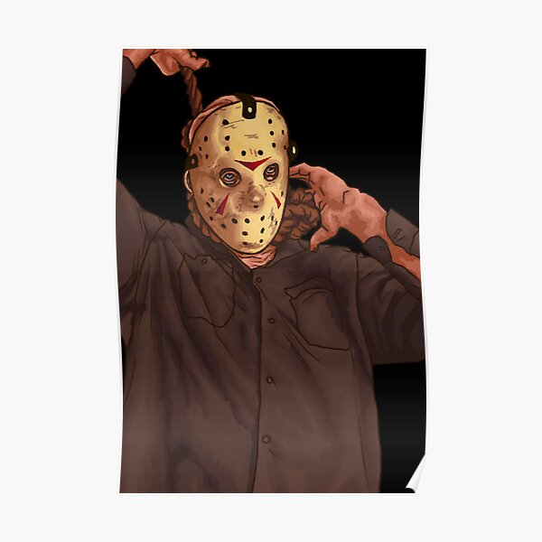 Jason Voorhees Friday The 13th Part 3 Poster For Sale By Biohazrat