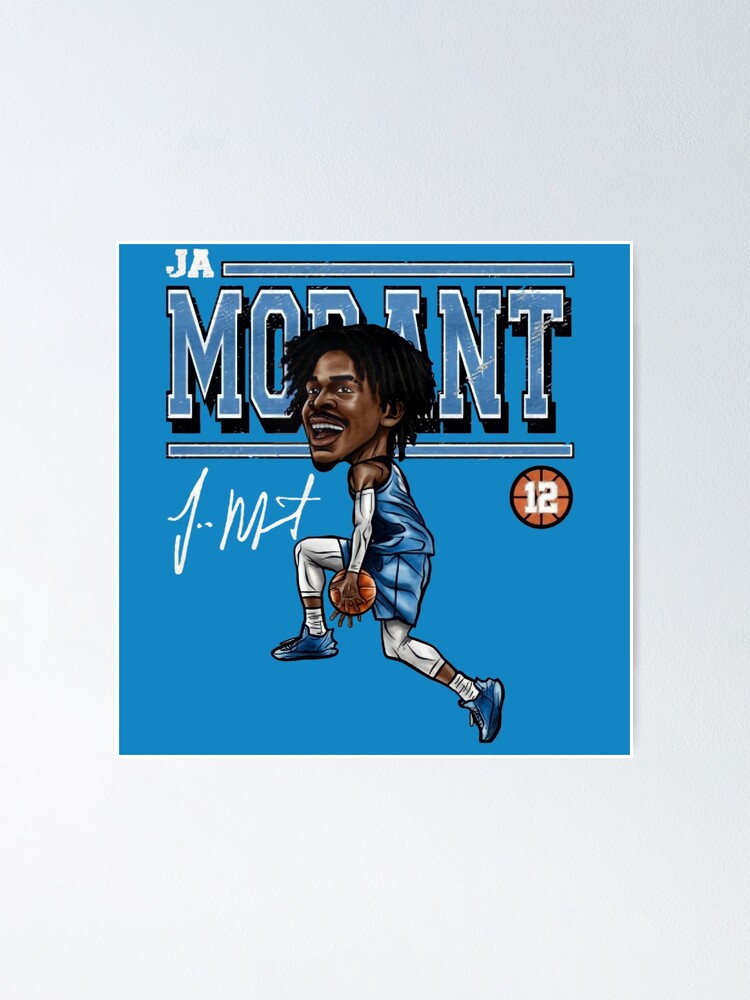 "Ja Morant cartoon " Poster by Danny-Thompson | Redbubble