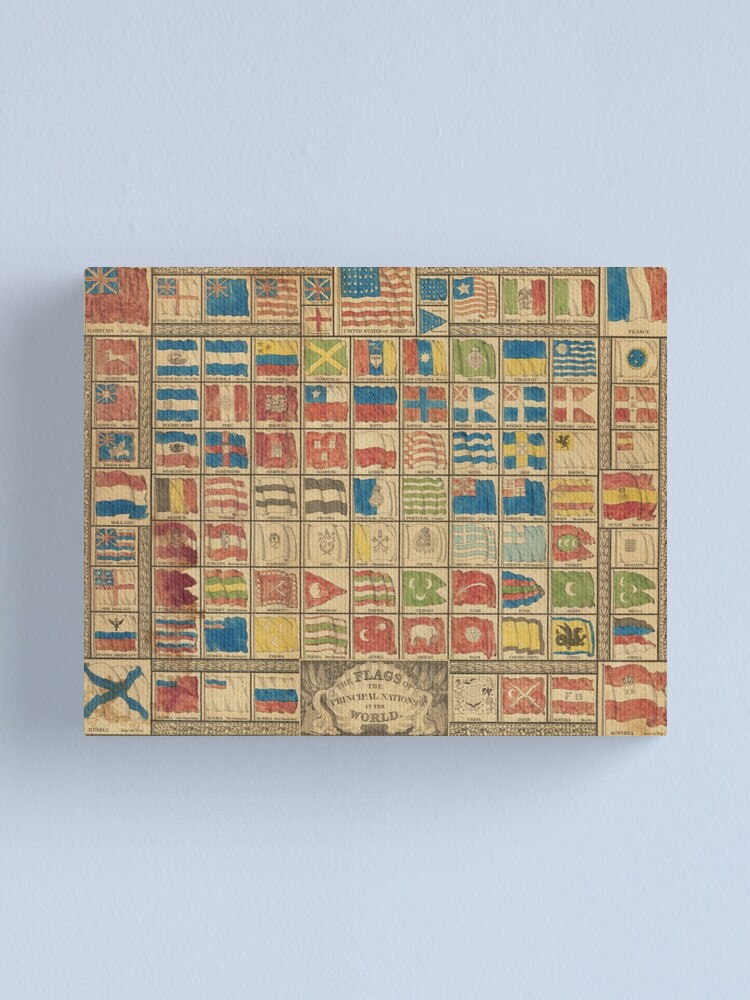"1837 flag chart - The Flags of The Principal Nations In the World ...