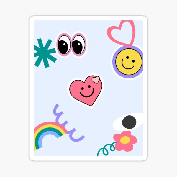 "Cute little emojis" Sticker by NAIMaaaag | Redbubble