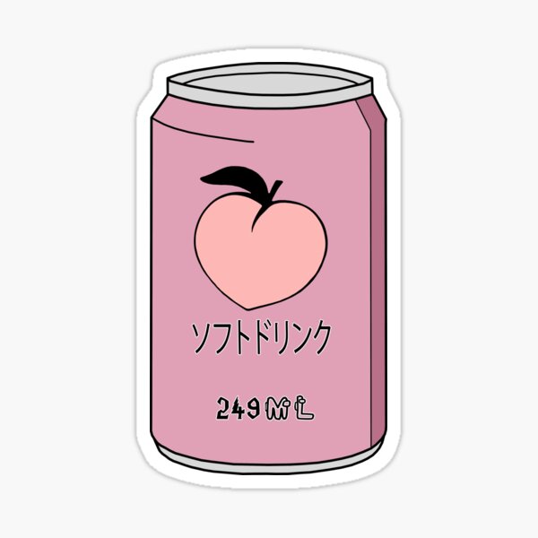 "Pink Japanese Soft Drink" Sticker for Sale by DaikiJapan | Redbubble