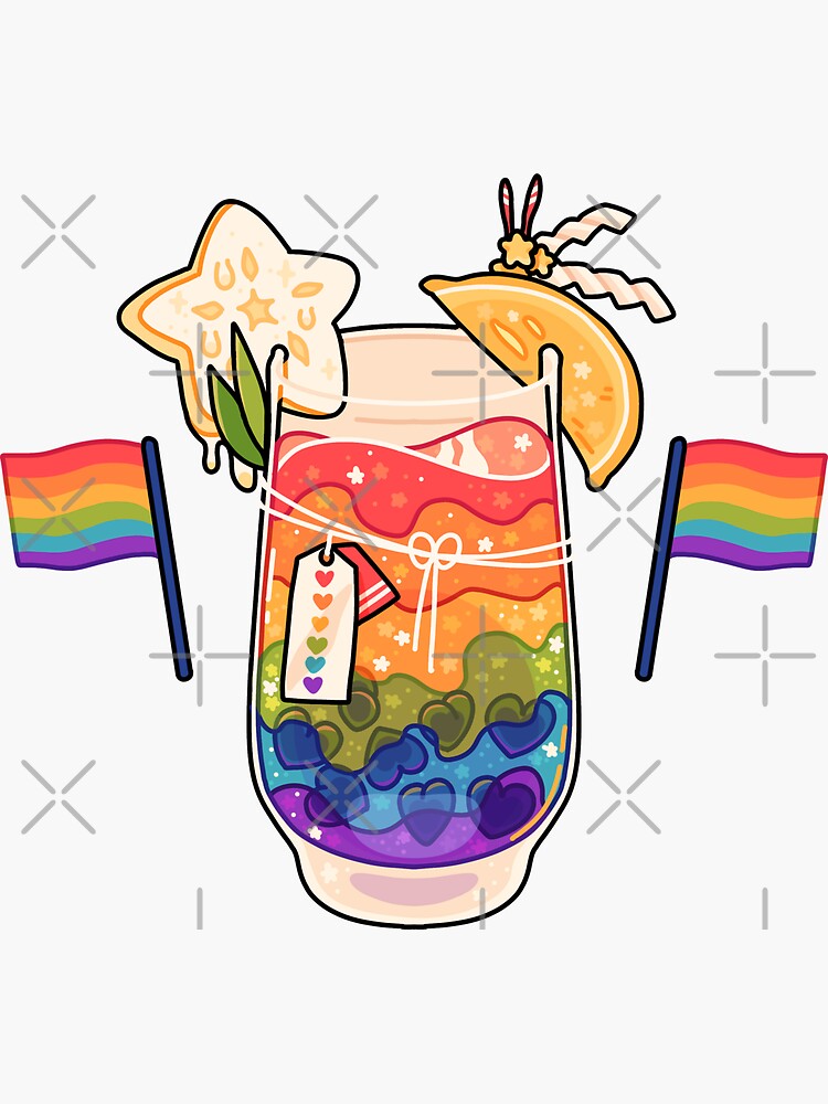 "Subtle pride" Sticker by SilAchan | Redbubble