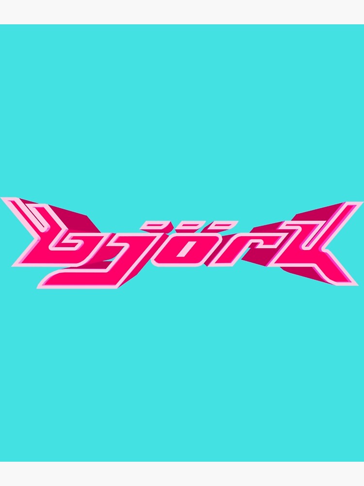 "Bjork Post Era Logo " Photographic Print for Sale by HollyCannonArt ...