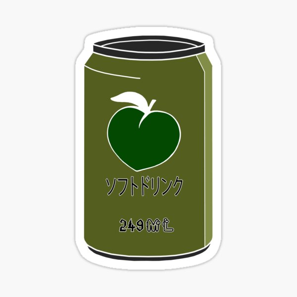 "Dark Japanese Soft Drink" Sticker by DaikiJapan | Redbubble