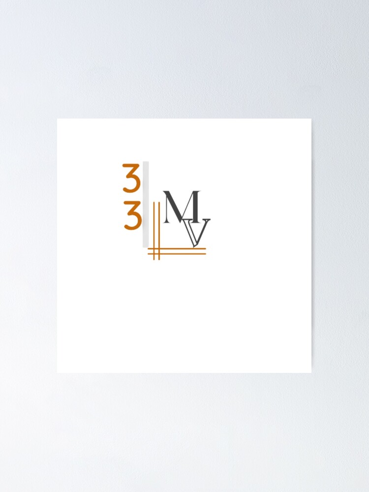 "Max verstappen 33 MV 33 " Poster for Sale by Ainiarbi | Redbubble