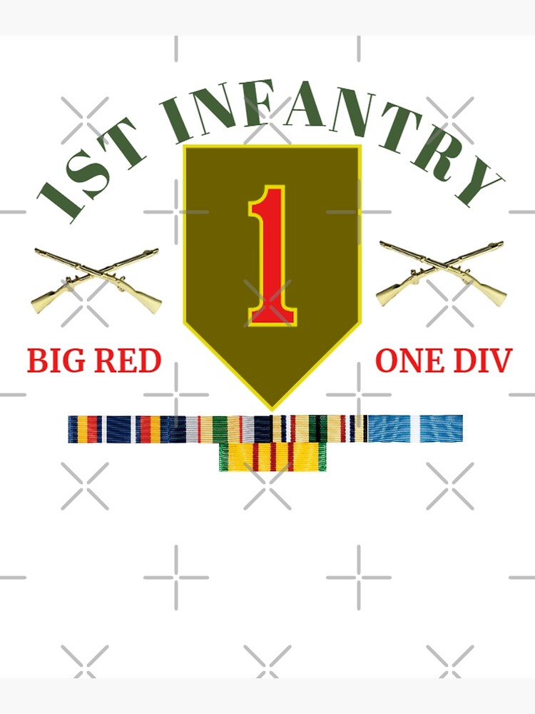"1st INFANTRY DIV." Poster for Sale by AnaheimTeePlus4 | Redbubble