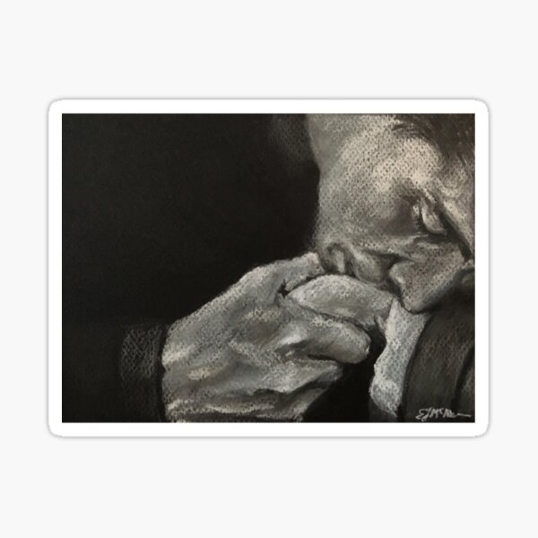 "Wrist Kiss " Sticker by LescostumesdeM | Redbubble