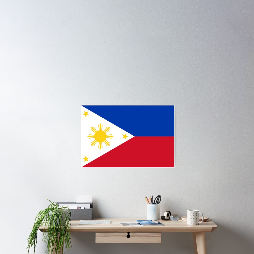 "Flag of the Philippines- Watawat ng Pilipinas" Poster by AH64Designs ...