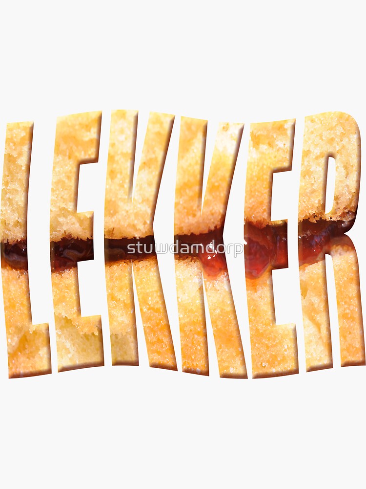 "Lekker taart" Sticker by stuwdamdorp | Redbubble
