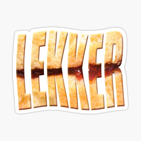 "Lekker taart" Sticker by stuwdamdorp | Redbubble