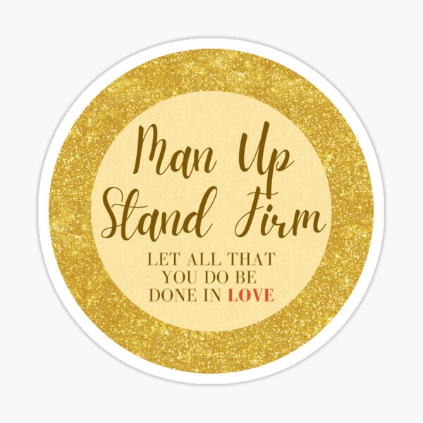"Manly Christian, Christian Powerful Messages" Sticker for Sale by ...