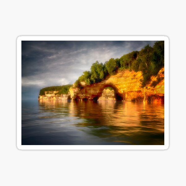 "Pictured Rocks National Lakeshore" Sticker for Sale by kdxweaver ...