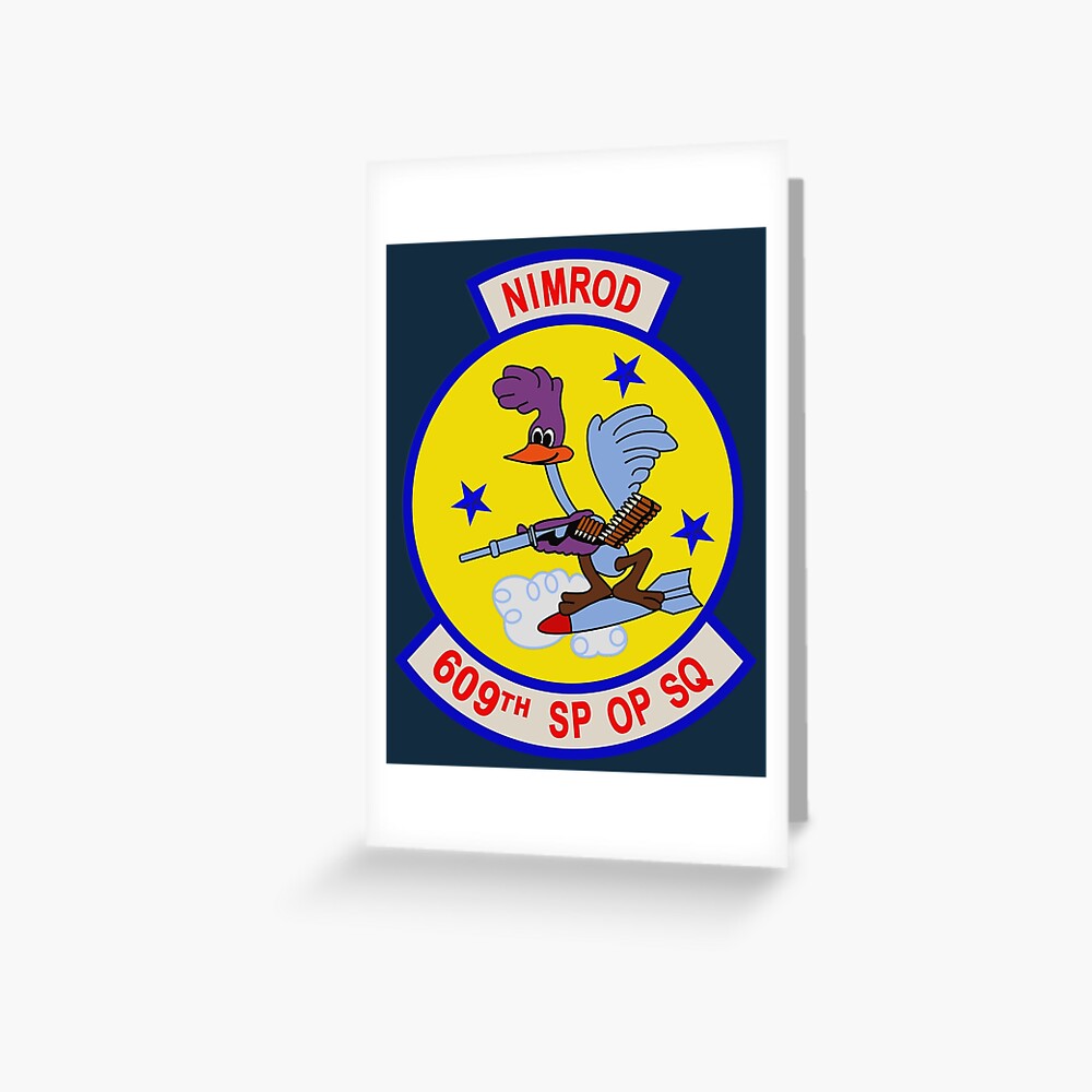 "609th Special Operations Squadron - USAF (Historical)" Greeting Card ...