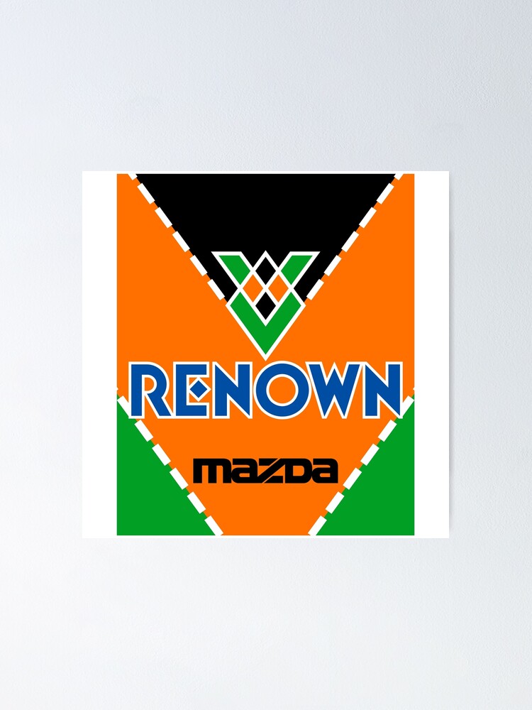 "Renown Mazda livery" Poster for Sale by akinamic | Redbubble