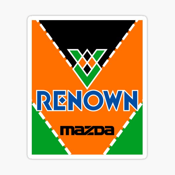 "Renown Mazda livery" Sticker for Sale by akinamic | Redbubble