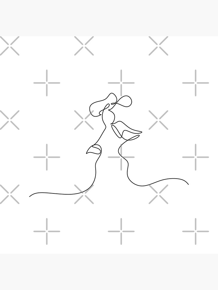"Couple line drawing" Poster for Sale by OneLinePrint | Redbubble