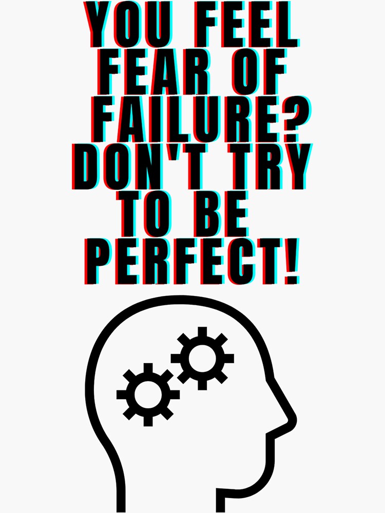 "Feeling Fear Of Failure - Fear Of Failure" Sticker for Sale by ...