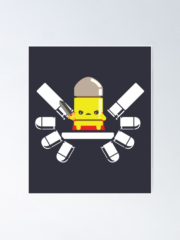 "Enter The Gungeon Bullet" Poster for Sale by YeOldePixel | Redbubble
