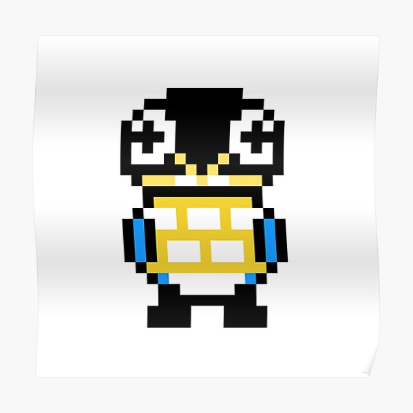 "8-bit Original Art Cube" Poster for Sale by Robogamer | Redbubble