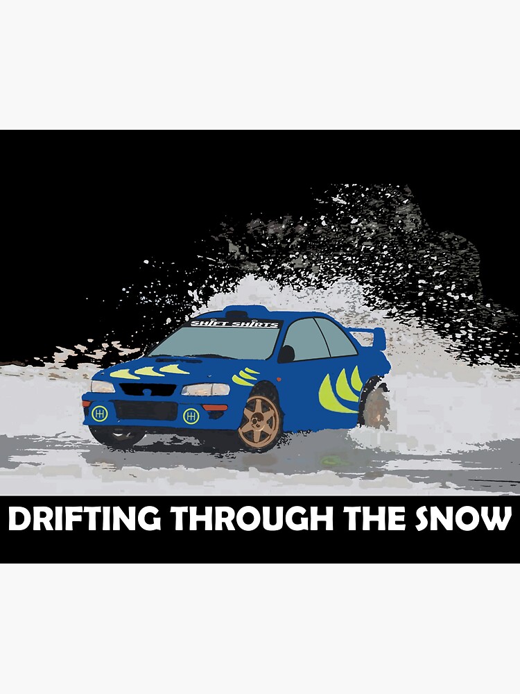 "Rally Drifting - GC8 WRX (Rally Car) Inspired" Sticker for Sale by ...