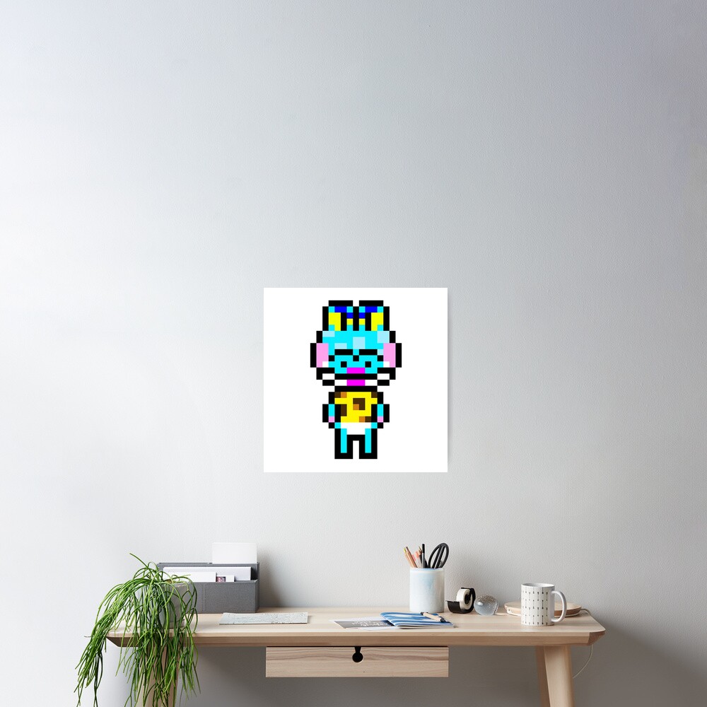 "8-bit Original Art Alli" Poster by Robogamer | Redbubble