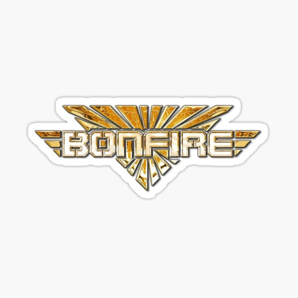 "Bonfire Logo." Sticker by feria-e | Redbubble