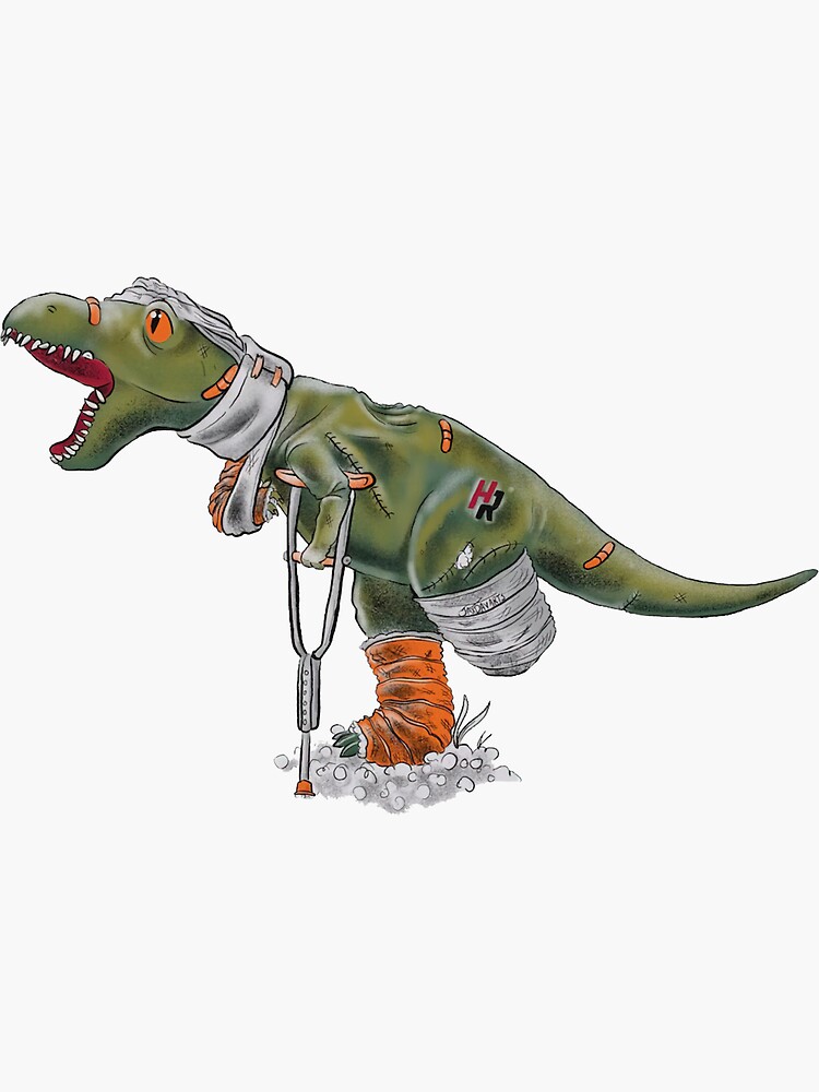 "How Ridiculous Merch Original Rexy Shirt" Sticker by aprilsavewi ...