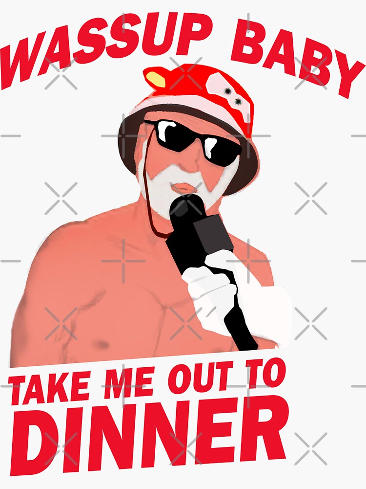 "wassup baby bing bong" Sticker for Sale by desingit | Redbubble