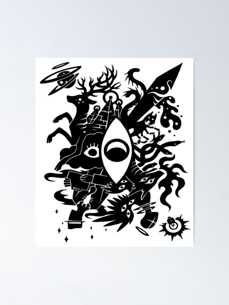 "SCP Foundation Monsters paranormal " Poster by Yu-u-Ta | Redbubble