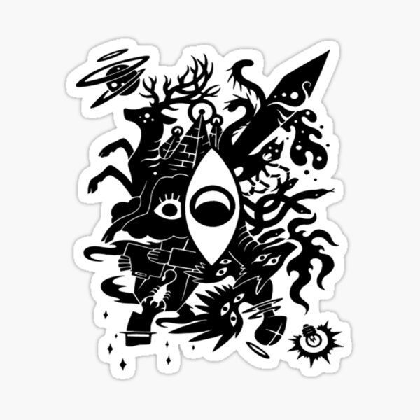 "SCP Foundation Monsters paranormal " Sticker for Sale by Yu-u-Ta ...